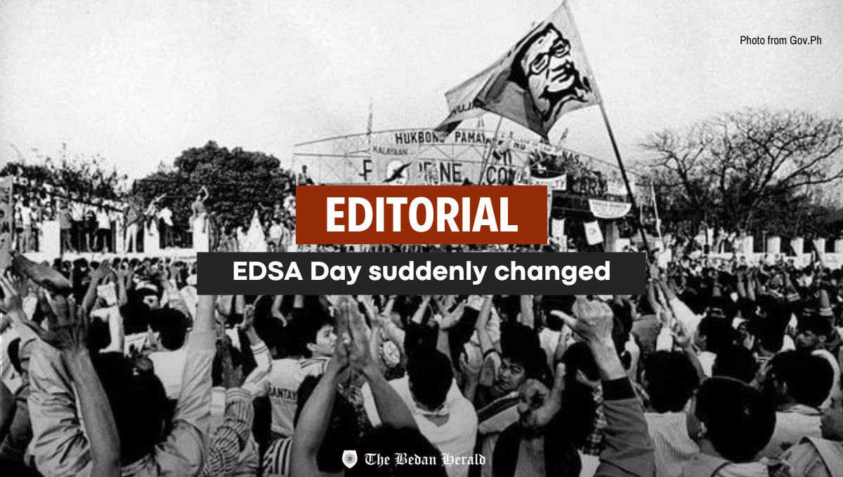 EDSA Day suddenly changed - The Bedan Herald