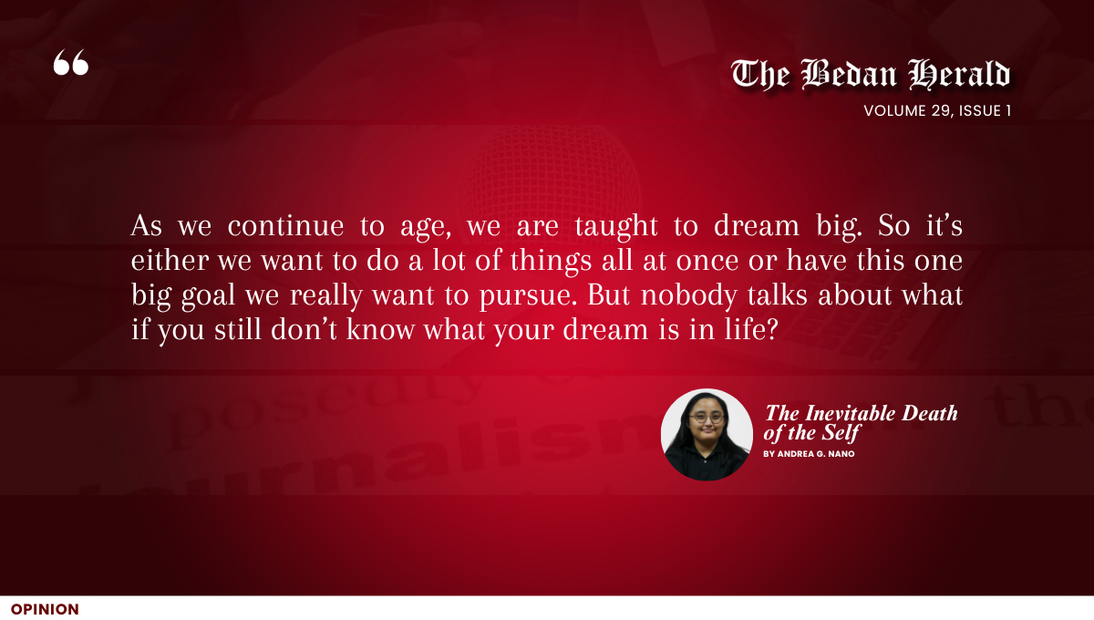 The Inevitable Death of the Self - The Bedan Herald
